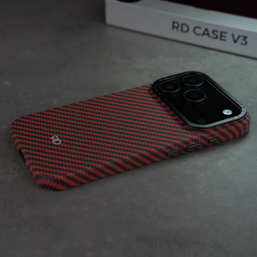 RD Carbon Fiber Case V3 (RED) – REBORN DEVICE®